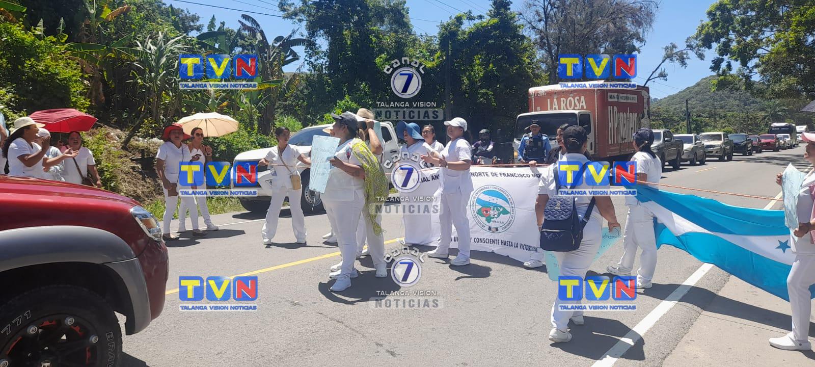 Enfermeras se toman carreteras en protesta contra creación de nuevo ...